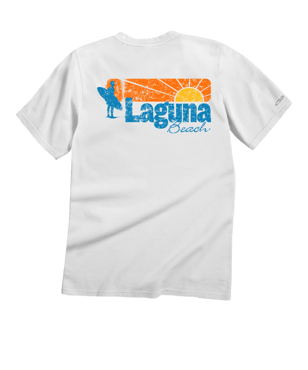 Sun Surf - White Short Sleeve Crewneck T-Shirt