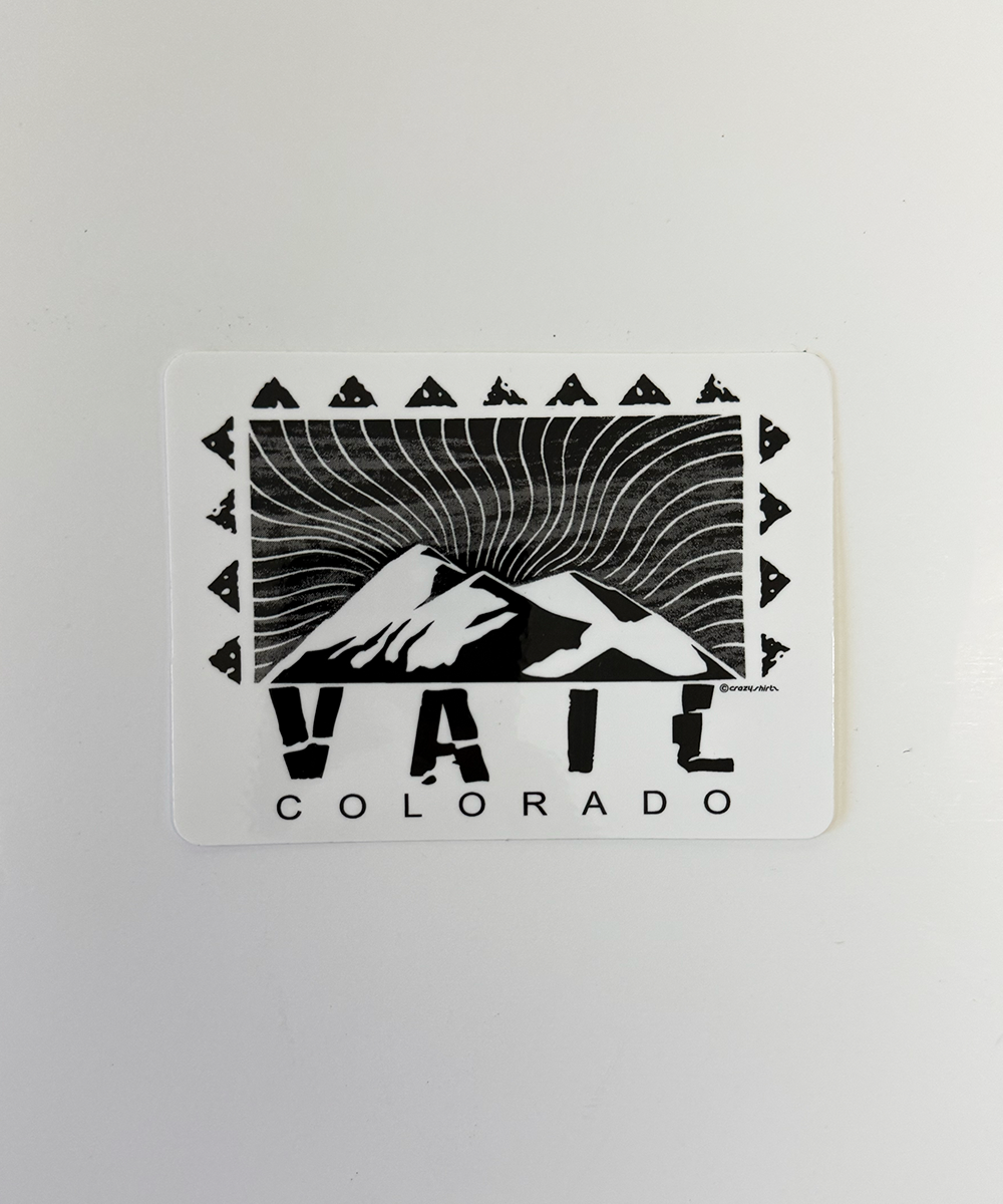 Wood Cut Vail - Sticker