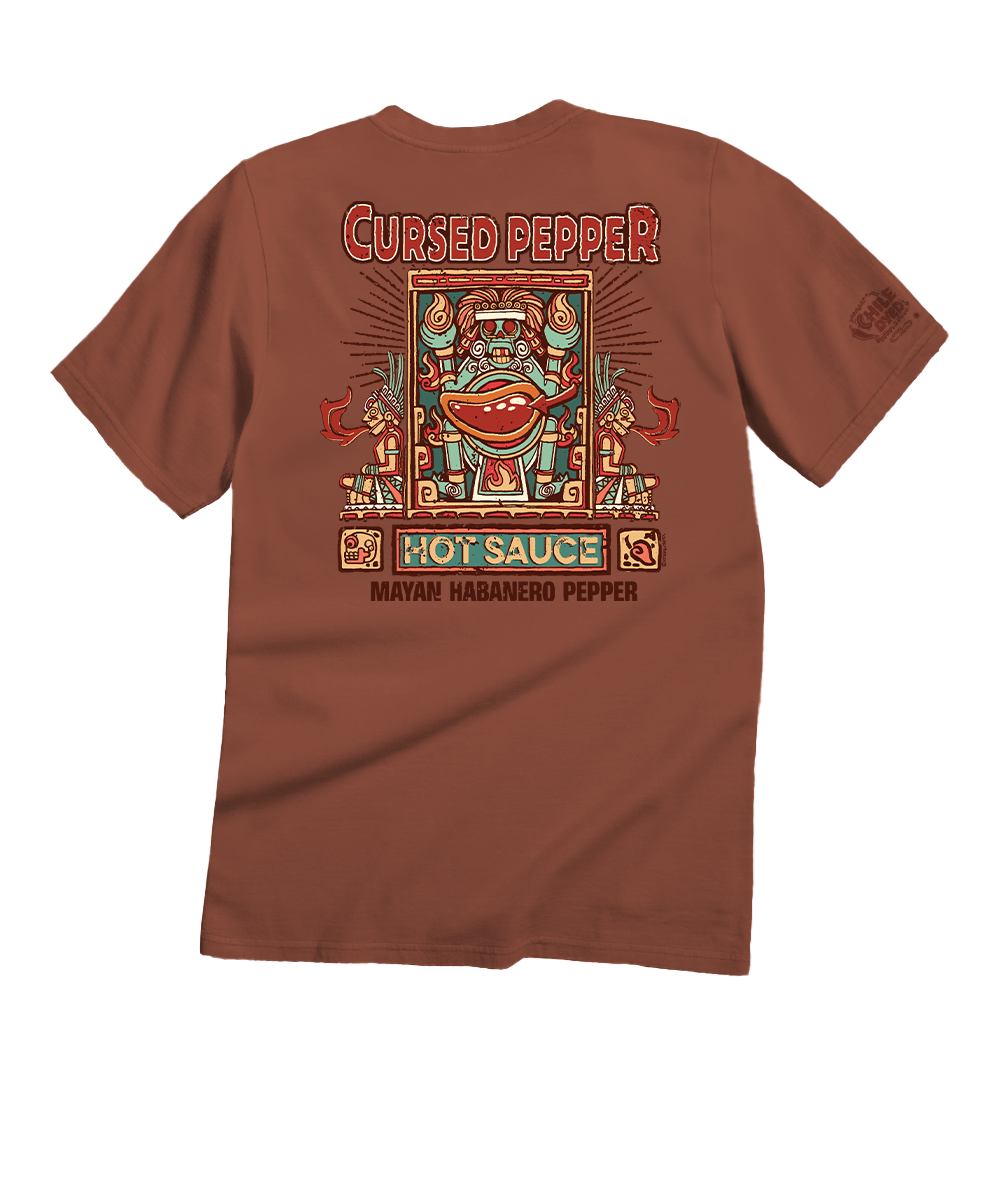 Cursed Pepper - Chile Dyed Short Sleeve Crewneck T-Shirt