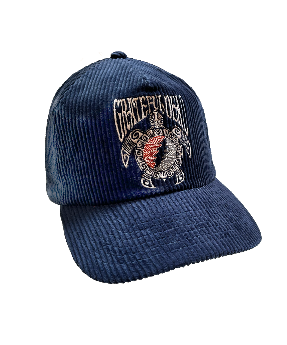 Grateful Dead Tribal Turtle - Navy Corduroy Hat